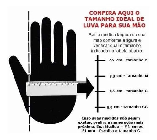 Luvas Profissionais - 3m Comfort Grip Glove 1 Par Tam M Cód. MLB1136227765