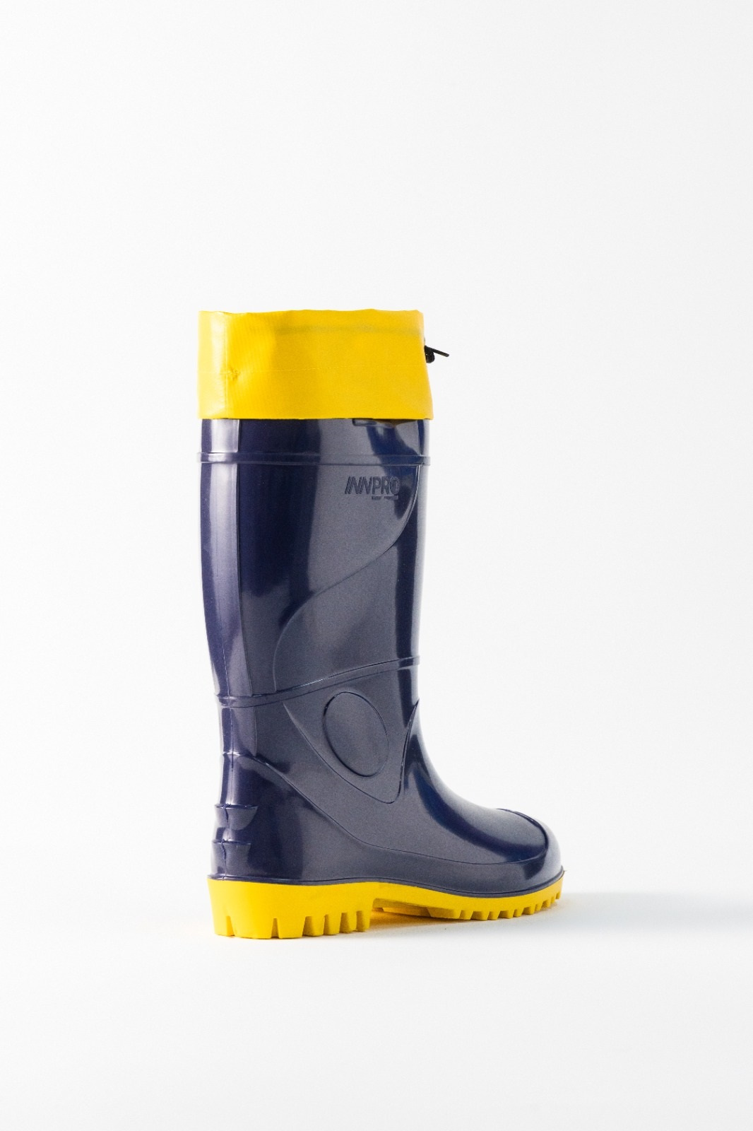 Bota Pvc Aqua Innpro Cano Longo Polaina Membrana Fina Azul Cód. BOTAAQUACL